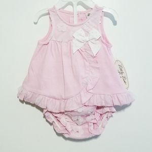 Little Lass | Matching Sets | Nwt Little Lass Baby Girls Outfit Pink ...